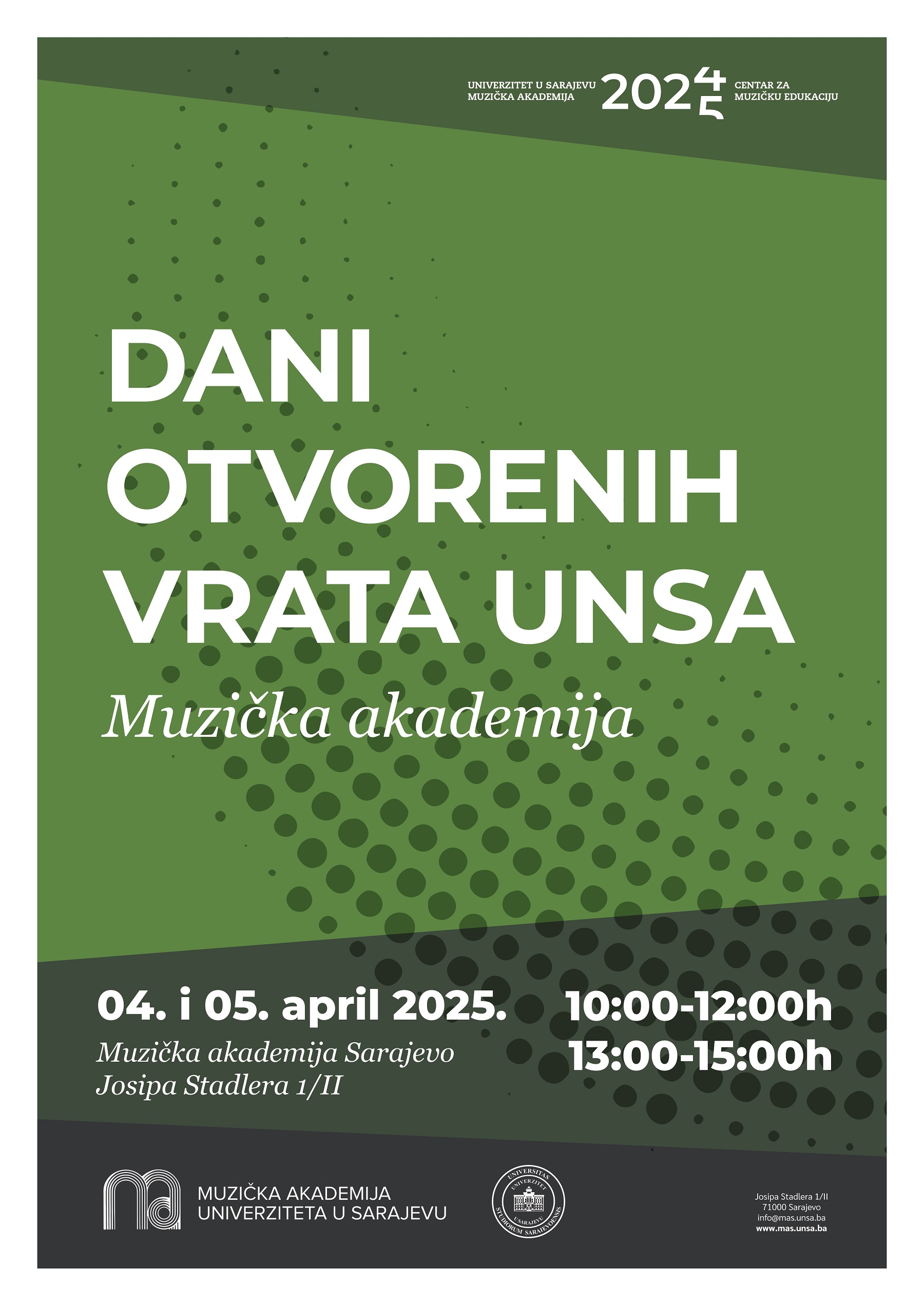 Dani otvorenih vrata Univerziteta u Sarajevu - (4. i 5. april 2025 ...